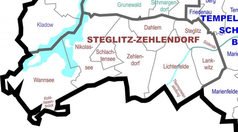 Berlin hat seit dem 11. Dezember 97 Ortsteile