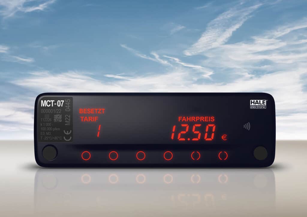Taxameter wieder erhältlich und TSE fit: HALE MCT-07