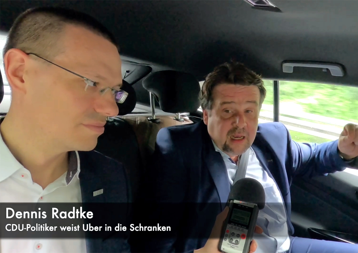 Neues BVTM-Interview-Format „Im Taxi mit ...“ Dennis Radtke