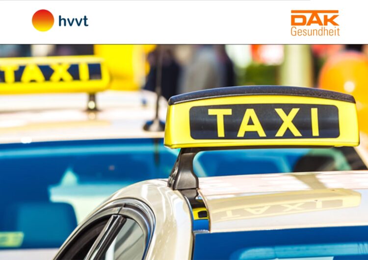 nichtssagendes Bild mit HVVT- und DAK-Logo | Taxi Times