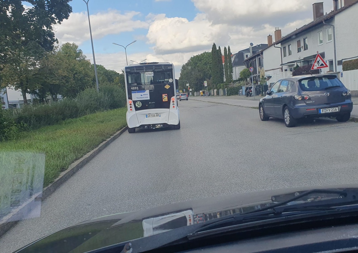 Autonomer Bus in München Foto Taxi Times | Taxi Times